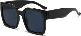 Generic Lunettes de soleil rétro dégradées pour femmes, nuances rouges et oranges, UV400, gris noir, taille unique 2026