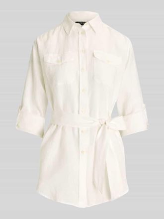 Lauren Ralph Lauren Relaxed Fit Hemdbluse aus reinem Leinen