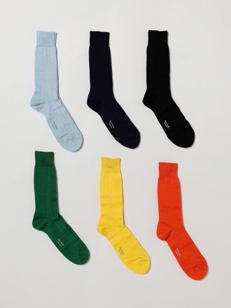 Paul Smith Set aus 6 Paar Socken aus Bio-Baumwollmix mit aufgedrucktem Logo