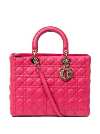 Dior sac cabas en cuir - Rose