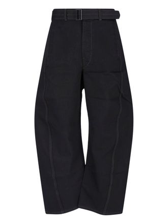 Christophe Lemaire Weite Taillenhose