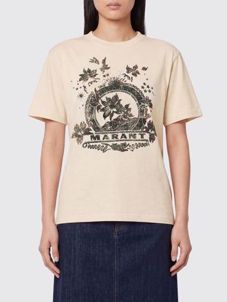 Isabel Marant T-Shirt aus Baumwolle mit grafischem Logo-Print