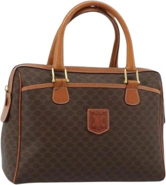 Celine Pre-owned Vintage Boston Bag - Femme - Pre-owned - Brun - Taille: ONE Size