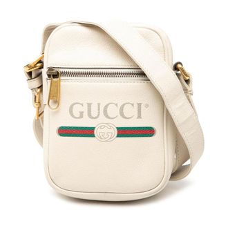 Gucci Sac bandouli&egrave;re en cuir pr&eacute;-poss&eacute;d&eacute; - Femme - Pre-owned - Blanc - Taille: ONE Size