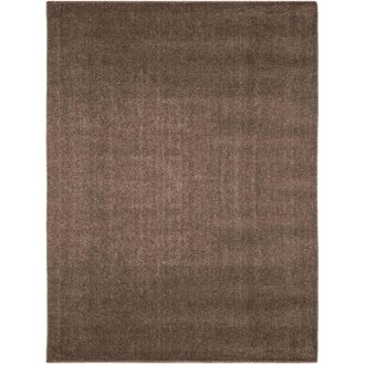 Minimal Minimal - Tapis uni de Salon Chambre Relax Sobre et Epur&eacute; (Caf&eacute; - 280x370cm)