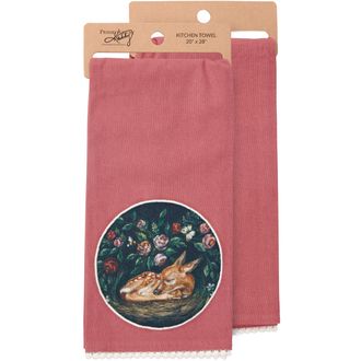 Primitives By Kathy Woodland Fawn Küchentuch