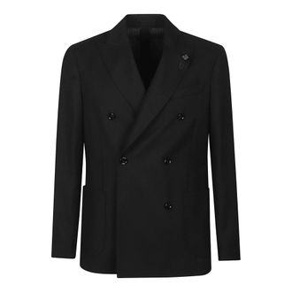 Lardini Herren, Jacken, Schwarzk, XLGr&ouml;&szlig;e