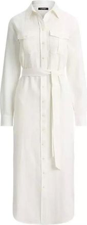 Ralph Lauren Femme, Robes, Blanc, Taille: 34 FR Shirt Dress