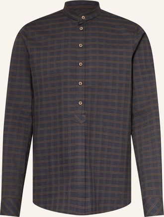 Grasegger Trachtenhemd Krailing Sk Slim Fit Mit Stehkragen blau