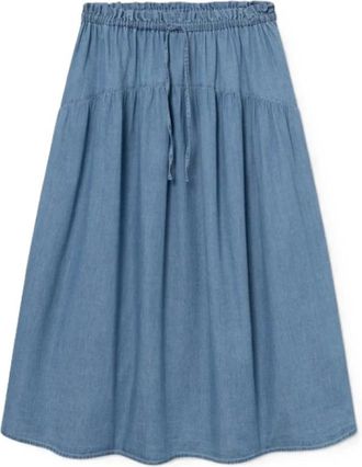 SoSUE Femme, Jupes, Bleu, Taille: 42 FR Skirt Palma