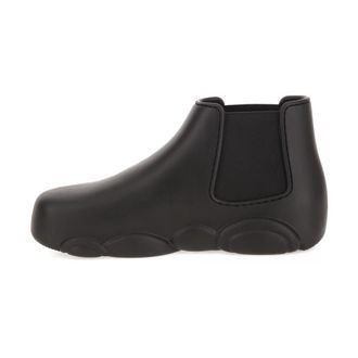 Moschino Teddy PVC Boot - - Shoes - Herren - Schwarzk - 43 EU