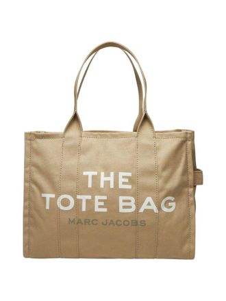 Marc Jacobs Womens Tote Bag Beige Cotton - Tote-Bags
