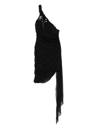 Giuseppe Di Morabito robe &agrave; design asym&eacute;trique &agrave; une &eacute;paule - Noir