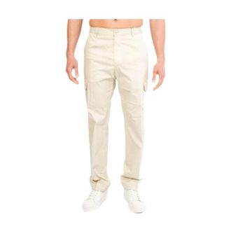 Calvin Klein Crinkle Tech Baumwoll-Cargo-Hose - - Trousers - Herren - Beige - L