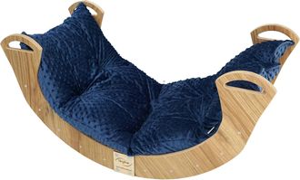 Skyline Furniture Kletterbogen Kissen Baby Kleinkind Kinder ab 1 Jahr Indoor Klettern Montessori Klettergerüst Holz Wippe Balancewippe Kletterdreieck Kletterwippe Holzw