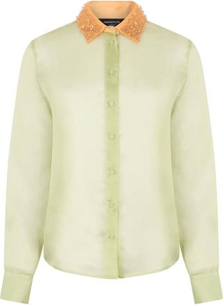 Fabiana Filippi Femme, Blouses et Chemises, Vert, Taille: 38 FR Shirt