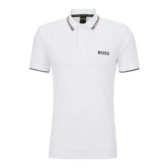 HUGO BOSS Homme, Tops, Blanc, Taille: 2XL Polo Paddy Pro