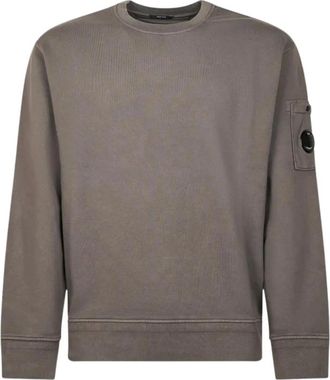 C.P. Company C.p. Company, Homme, Sweatshirts et sweats &agrave; capuche, Gris, Taille: XL Crew Neck SweaT-shirt