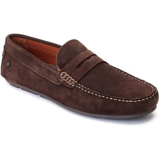 Base London Collins Lederschuhe f&uuml;r Herren in Dunkelbraun