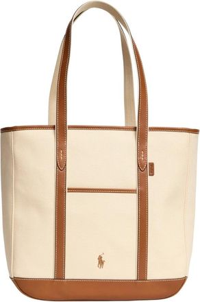 Polo Ralph Lauren Femme, Sacs, Beige, Taille: ONE Size Tote Bag