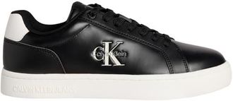 Calvin Klein Baskets Femme Classic Mono avec Logo, Noir (Black/Bright White), 39