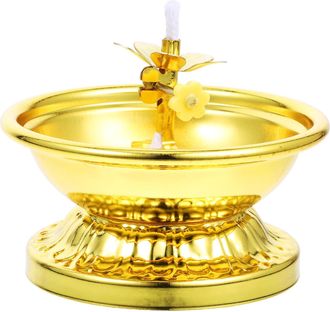 Artibetter &Ouml;llampe aus Legierung mit Stufenloser Flammenregulierung Kleine Retro Petroleumlampe f&uuml;r Wohnzimmer und Schreibtisch 3,6 Zoll Sanfte Lichtsteuerung un