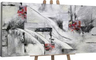 Yohji Yamamoto Handgemalte acrylbilder Abstraktion VII | Acryl abstrakt bild f&uuml;r wohndecor Art Acrylbilder auf leinwand handgemalt | Gem&auml;lde modern | Acrylbild gro&szlig; 