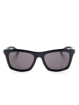 Gucci lunettes de soleil &agrave; monture rectangulaire - Noir