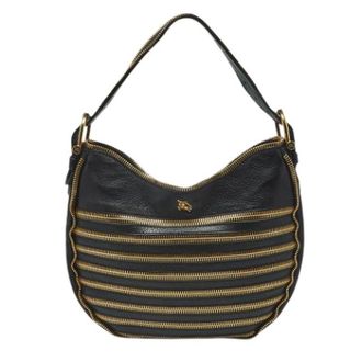 Burberry Sac bandouli&egrave;re en cuir Pre-owned - Femme - Pre-owned - Noir - Taille: ONE Size