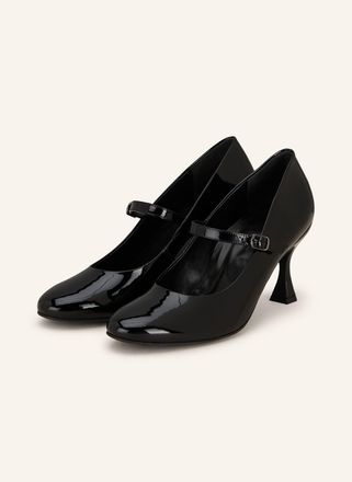 Paul Green Lack-Pumps schwarz