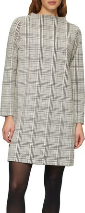 s.Oliver Gemustertes Sweat-Kleid mit Turtleneck
