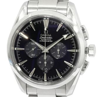 Omega Pre-owned Seamaster Aqua Terra Chronograph Edelstahl - - Pre-owned - Herren - Schwarzk - ONE SIZE