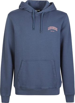 Les Deux Homme, Sweatshirts et sweats &agrave; capuche, Bleu, Taille: M SweaT-shirts &agrave; capuche