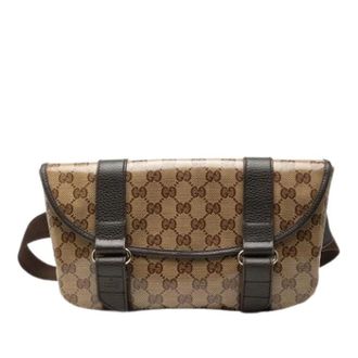 Gucci Pre-owned Canvas G&uuml;rteltasche - - Pre-owned - Damen - Beige - ONE SIZE