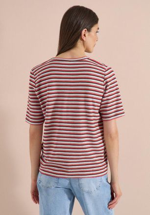 Cecil Print-Shirt im Streifendesign