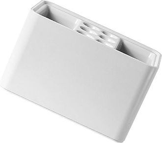 Healifty Schirmst&auml;nder Kunststoff Platzsparend f&uuml;r Freistehende Regenschirmabtropfgestelle Wei&szlig; mit Abnehmbarer Tropfschale rutschfest und Kippsicher f&uuml;r Innen