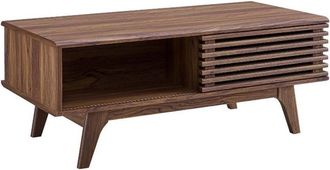 ModWay Render Moderner Couchtisch aus Nussbaum, Walnuss, 43 Zoll