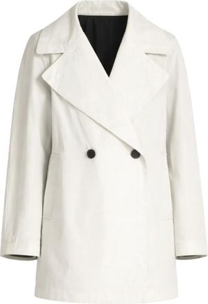 Liviana Conti Femme, Manteaux, Blanc, Taille: 36 FR Double-Breasted Manteaux