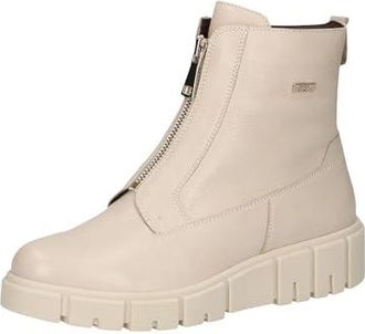Caprice Bottes Plates pour Femme 9-25352-43 mi-Mollet, Nappa écru, 42 EU