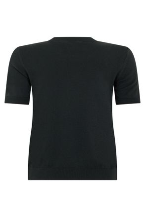 Max Mara Womens Short-Sleeve T-Shirt Dark Emerald Cotton T-Shirts & Jerseys