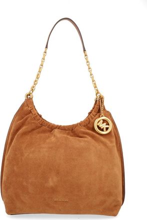 Michael Michael Kors Womens Shoulder Bag Indie Brown Leather Calf
