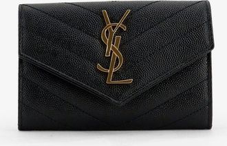 Saint Laurent Cassandre leather wallet - SAINT LAURENT - gender_Woman