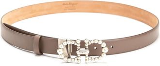 Ferragamo Femme, Accessoires, Gris, Taille: 80 CM Ceinture