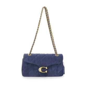 Coach Umh&auml;ngetasche mit Kettenhenkeln - - Bags - Damen - Blau - ONE SIZE