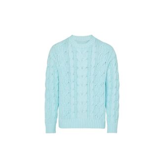 Vilebrequin Cable-Knit Cotton Sweater - - Knitwear - Herren - Blau - XL