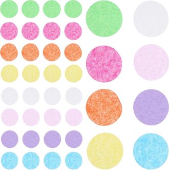 BESPORTBLE 15 St&uuml;ck Packung Mehrfarbiges Seidenpapier Konfetti 25cm Rund Buntes Party und Hochzeitstisch Konfetti f&uuml;r Geburtstagsfeiern und Ballondekoration