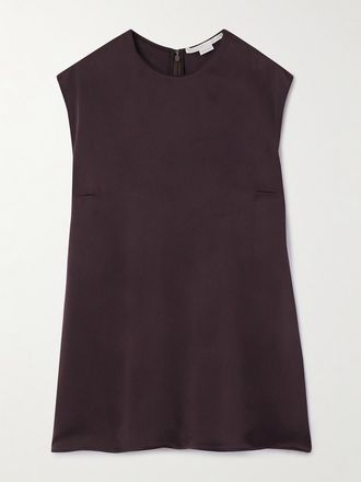 Stella McCartney Haut En Satin - Marron
