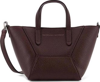 Brunello Cucinelli Sac Port&eacute; &Eacute;paule - Violet