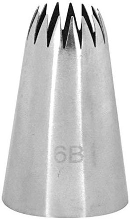 Generic 1 douille fran&ccedil;aise fine en forme d&eacute;toile 6B pour gla&ccedil;age, p&acirc;tisserie, d&eacute;coration de g&acirc;teaux, design professionnel