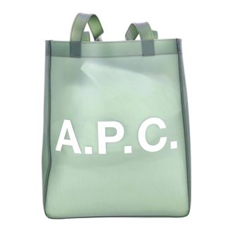 A.P.C. Lou Tote Bag - - Bags - Herren - Gr&uuml;n - ONE SIZE